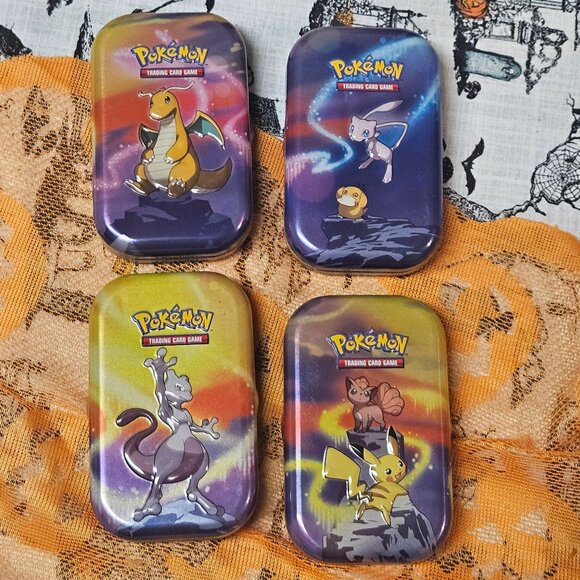 Pokemon | Toys | Pokemon Tcg Kanto Power Empty Mini Tin Lot Of 4 ...